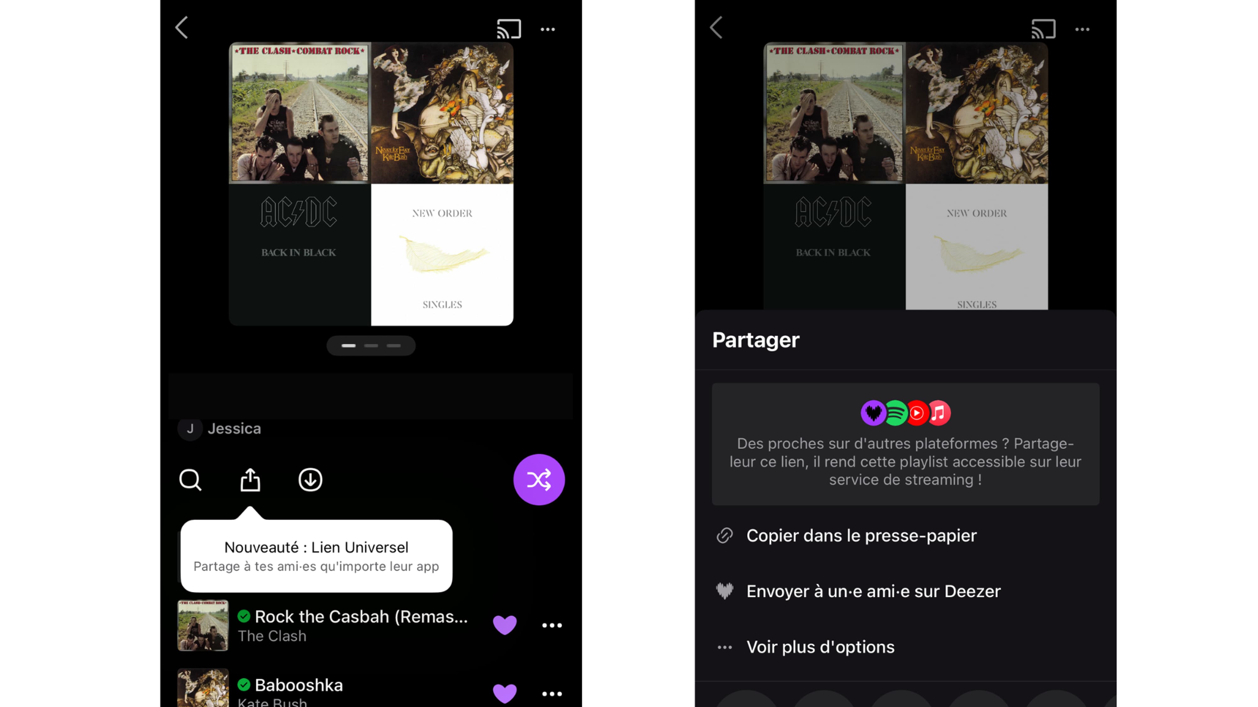 Deezer : comment partager ses playlists aux utilisateurs d'autres ...
