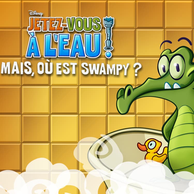 Mais où est Swampy ? Jetez-vous à l'eau avec l'alligator de Disney sur ...